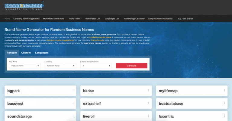 12 Best Business Name Generator Tools Free To Use Online – Aldvin Gomes